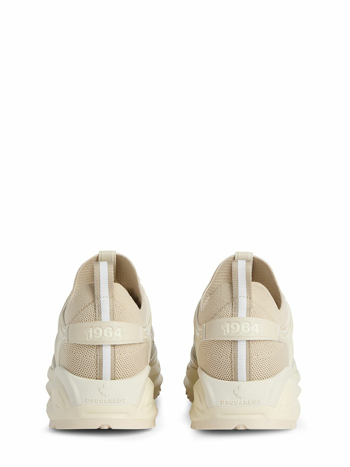 DSQUARED2 - S24 Dash Leather & Mesh Sneakers Dsquared2