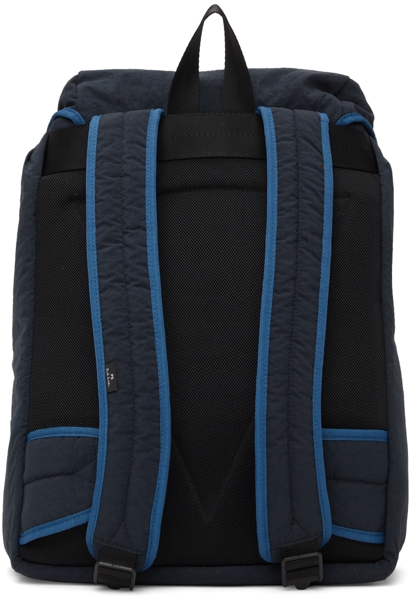 PS by Paul Smith Navy Nylon Backpack PS by Paul Smith