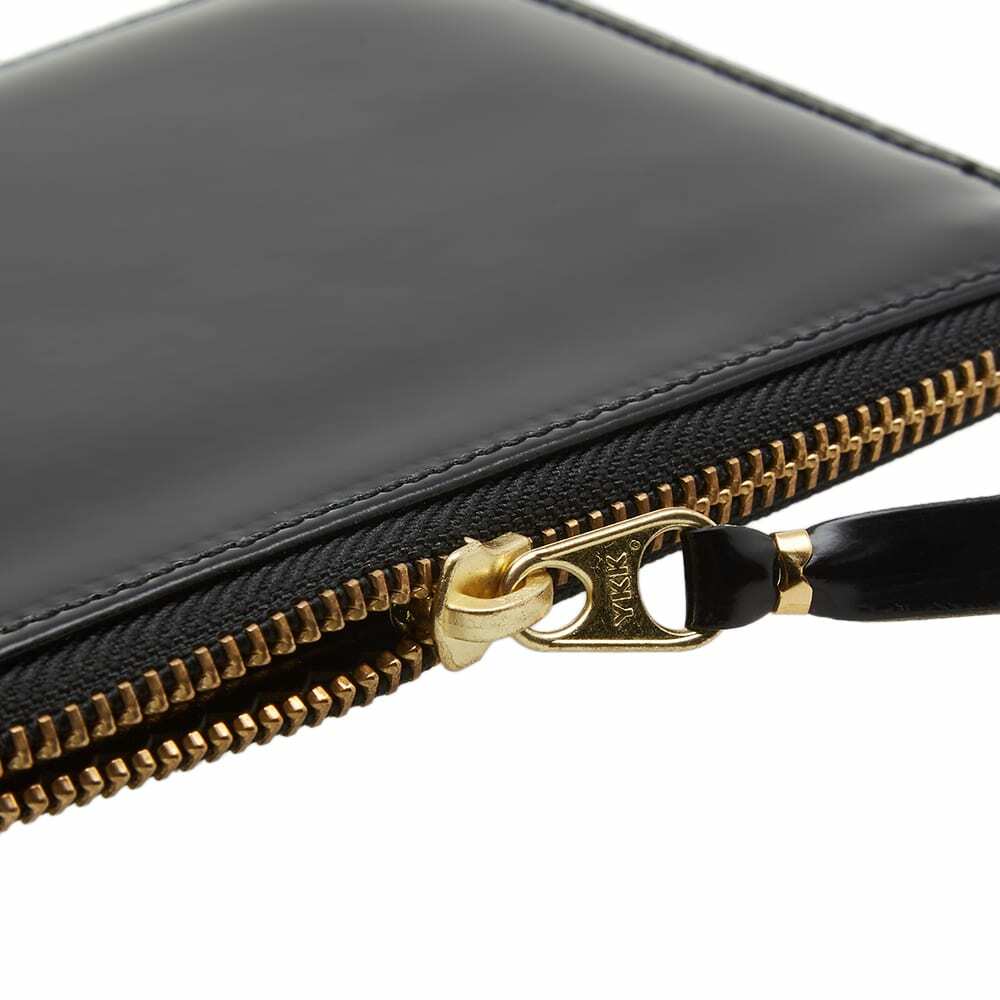 Comme des Garçons SA8100 Mirror Inside Wallet in Black/Gold Mirror ...