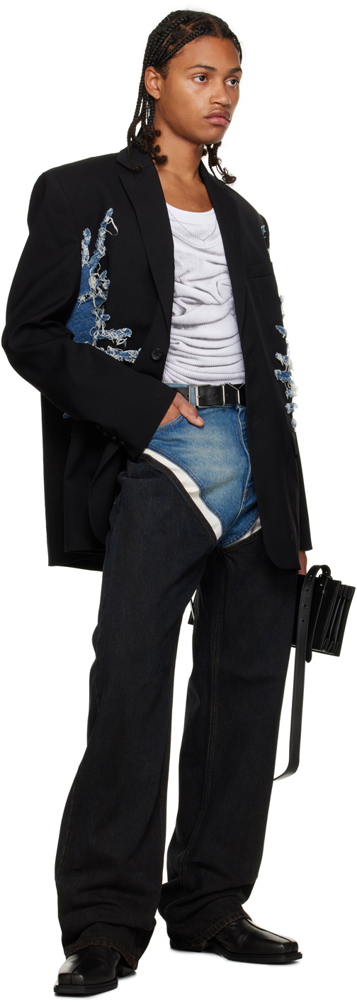 Y/Project Black Whisker Blazer Y/Project