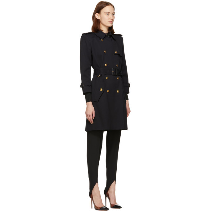 Givenchy Navy 4G Buttons Trench Coat Givenchy