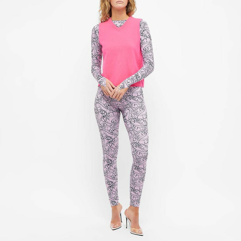 Maisie Wilen Women's Logo Body Shop Leggings in Thorn Pink Maisie Wilen