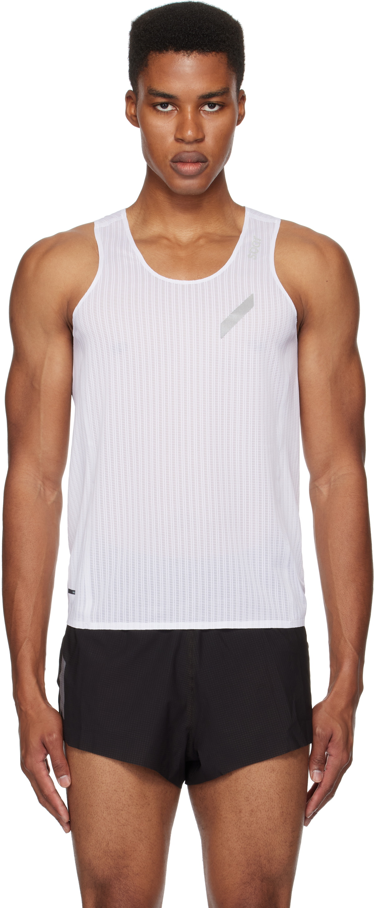 Soar Running White Race Tank Top Soar Running