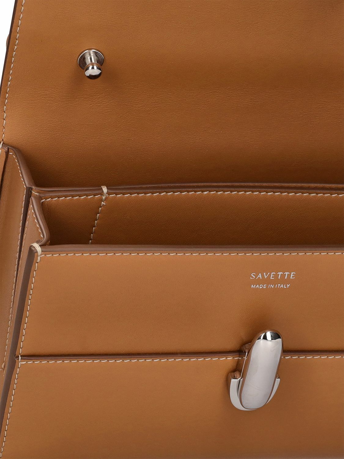 SAVETTE The Symmetry 19 Leather Shoulder Bag Savette