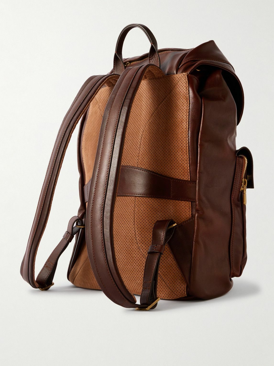 Brunello Cucinelli - Leather Backpack Brunello Cucinelli