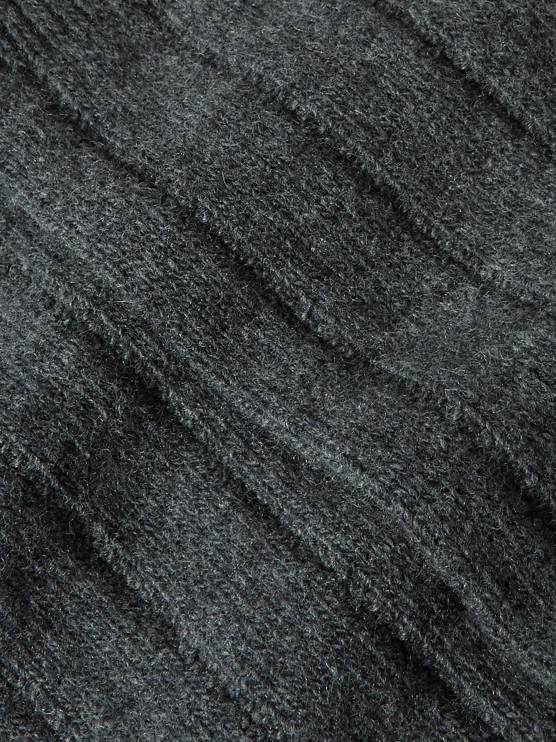 Anderson & Sheppard - Ribbed-Knit Socks - Gray Anderson & Sheppard