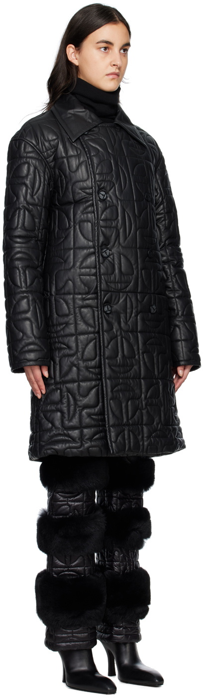 Moose Knuckles x Telfar Black Telfar Edition Quilted Leather Down ...