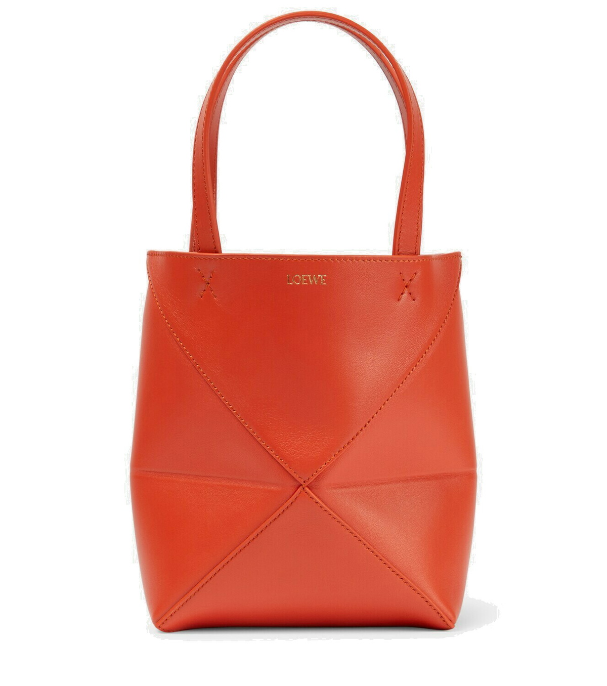 Loewe Puzzle Fold Mini leather tote bag Loewe