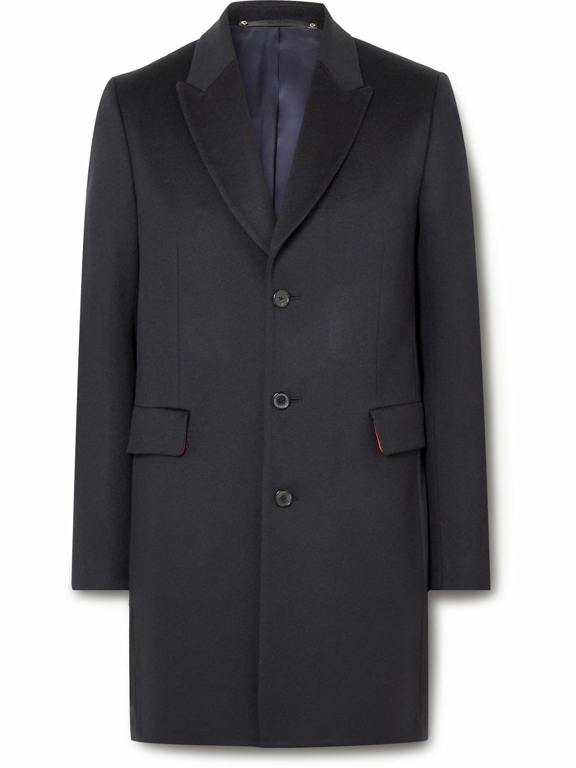 Paul Smith - Epsom Wool and Cashmere-Blend Felt Overcoat - Blue Paul Smith