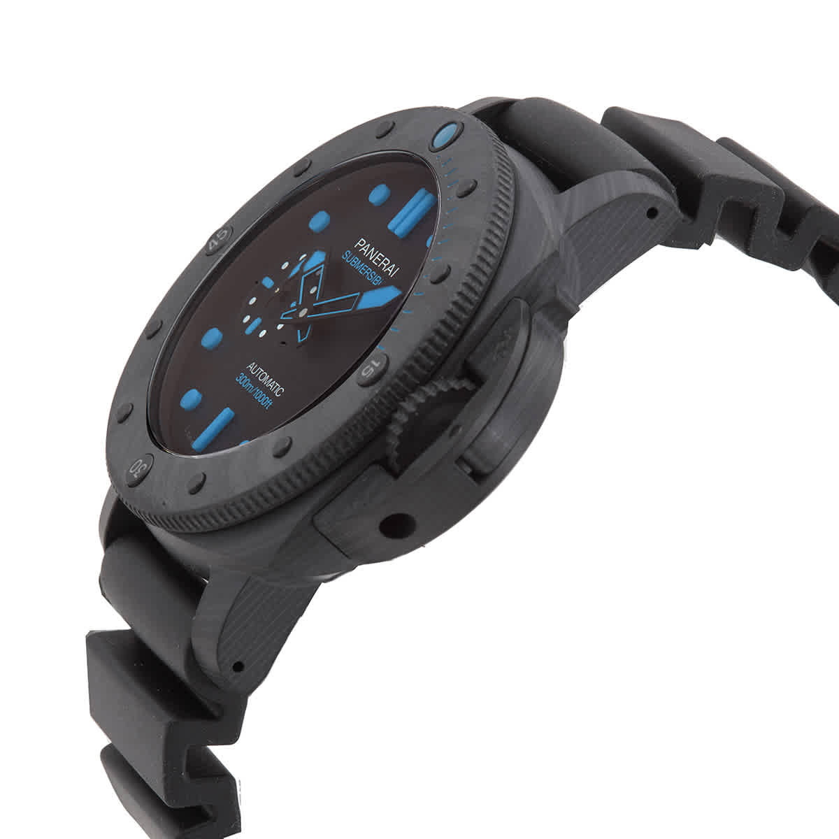 Panerai Submersible Carbontech Automatic 300 Meters Mens Watch PAM00960 ...