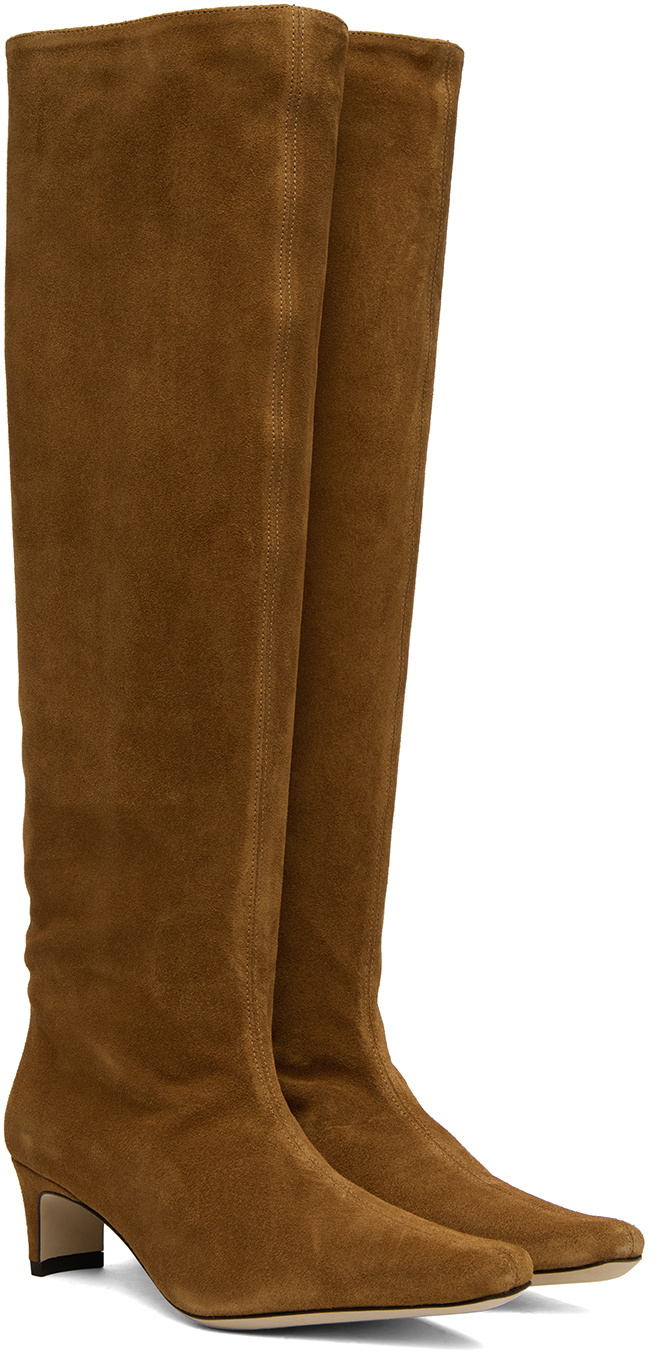 Staud Tan Wally Boots Staud