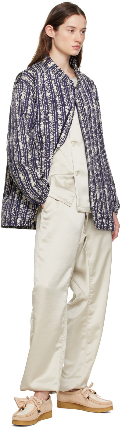 NEEDLES Navy Zip-Up Jacket Needles