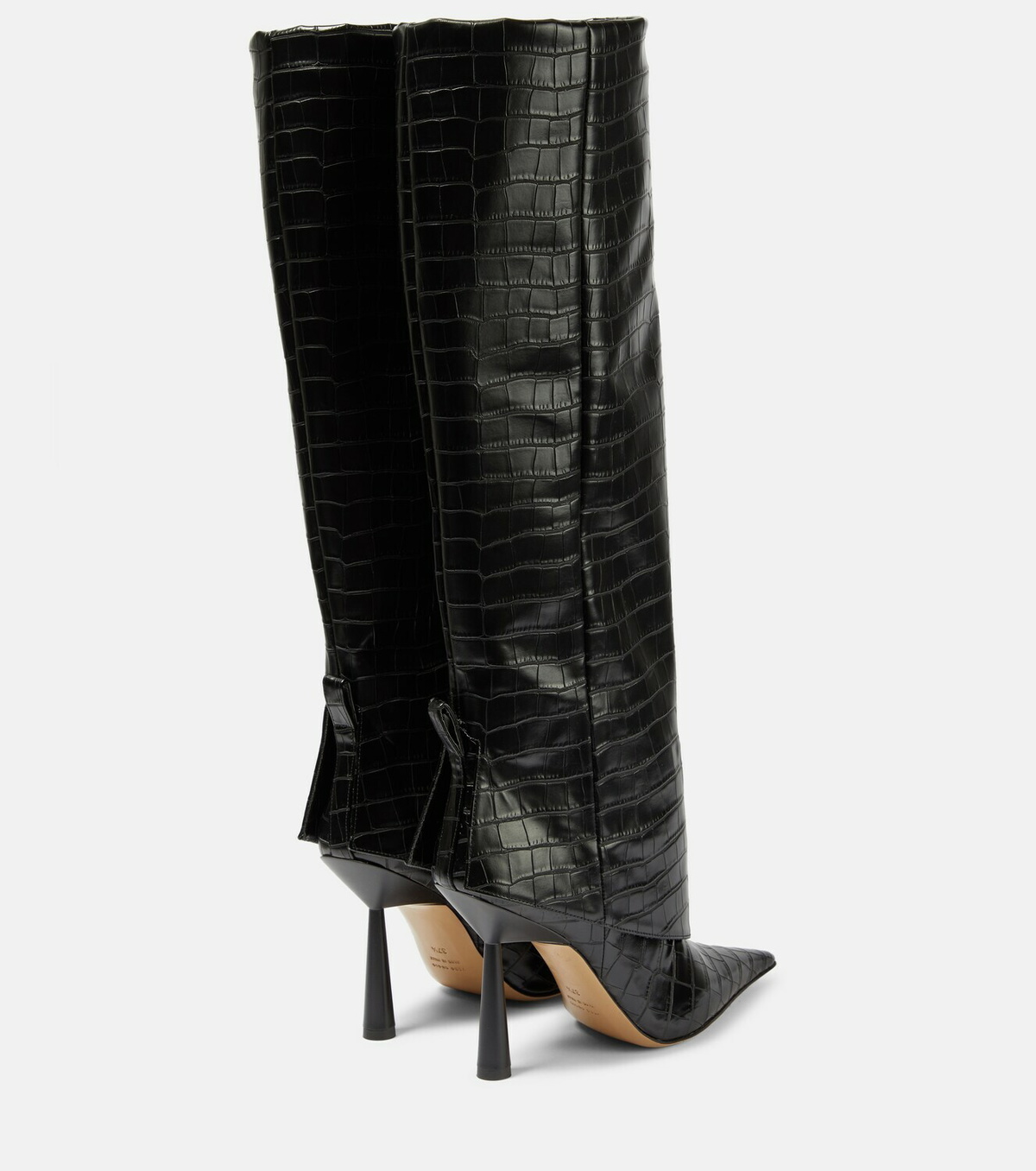 Gia Borghini Rosie 31 croc-effect knee-high boots Gia Borghini