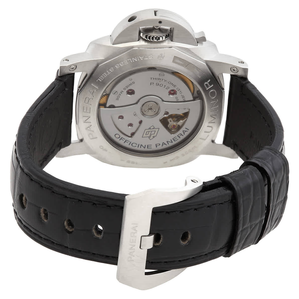 Panerai Luminor BiTempo Automatic Black Dial Mens Watch PAM01360 Panerai