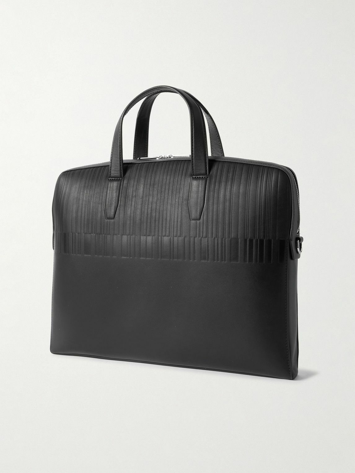Paul Smith - Debossed Leather Briefcase Paul Smith