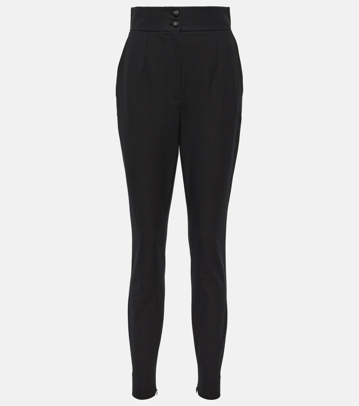 Dolce&Gabbana High-rise cotton-blend suit pants Dolce & Gabbana
