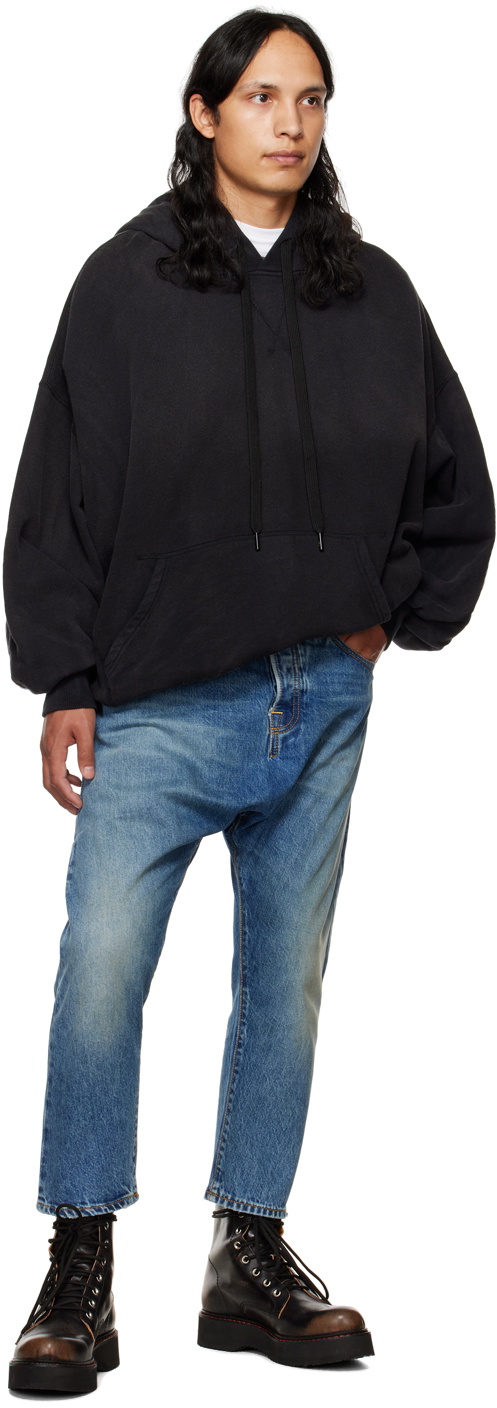 R13 Black Jumbo Hoodie R13