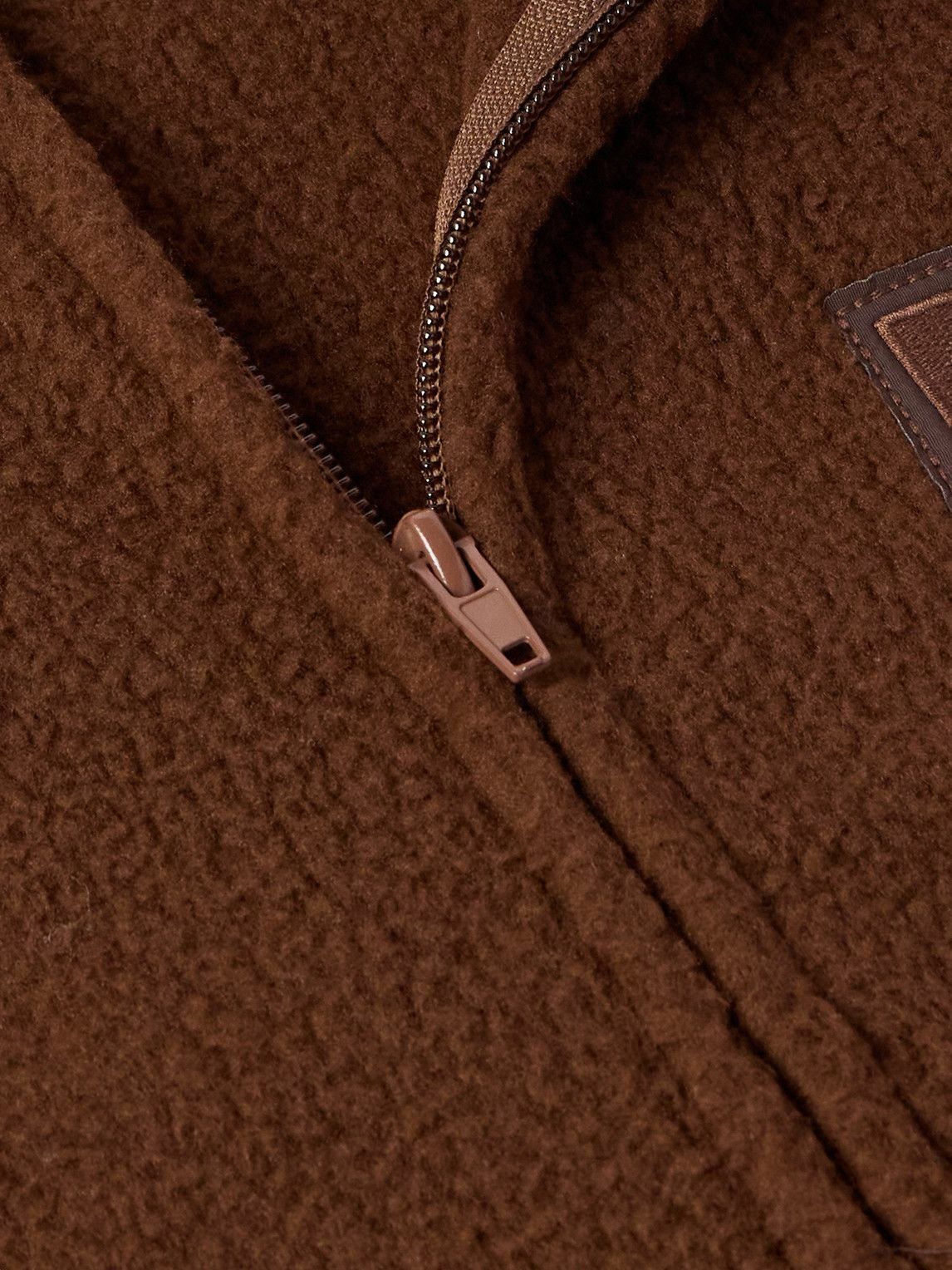 Cherry Los Angeles - Logo-Appliquéd Shell-Panelled Fleece Jacket ...