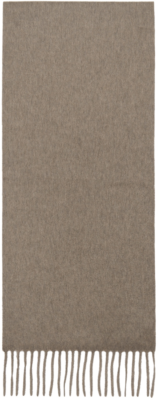 Max Mara Brown Cashmere Scarf Max Mara