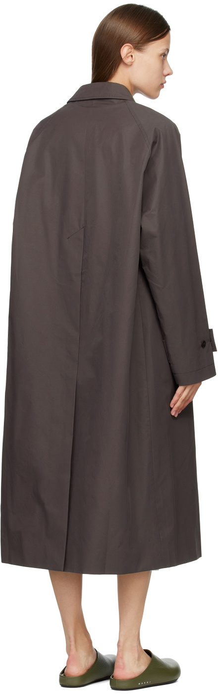 Studio Nicholson Brown Holin Coat Studio Nicholson
