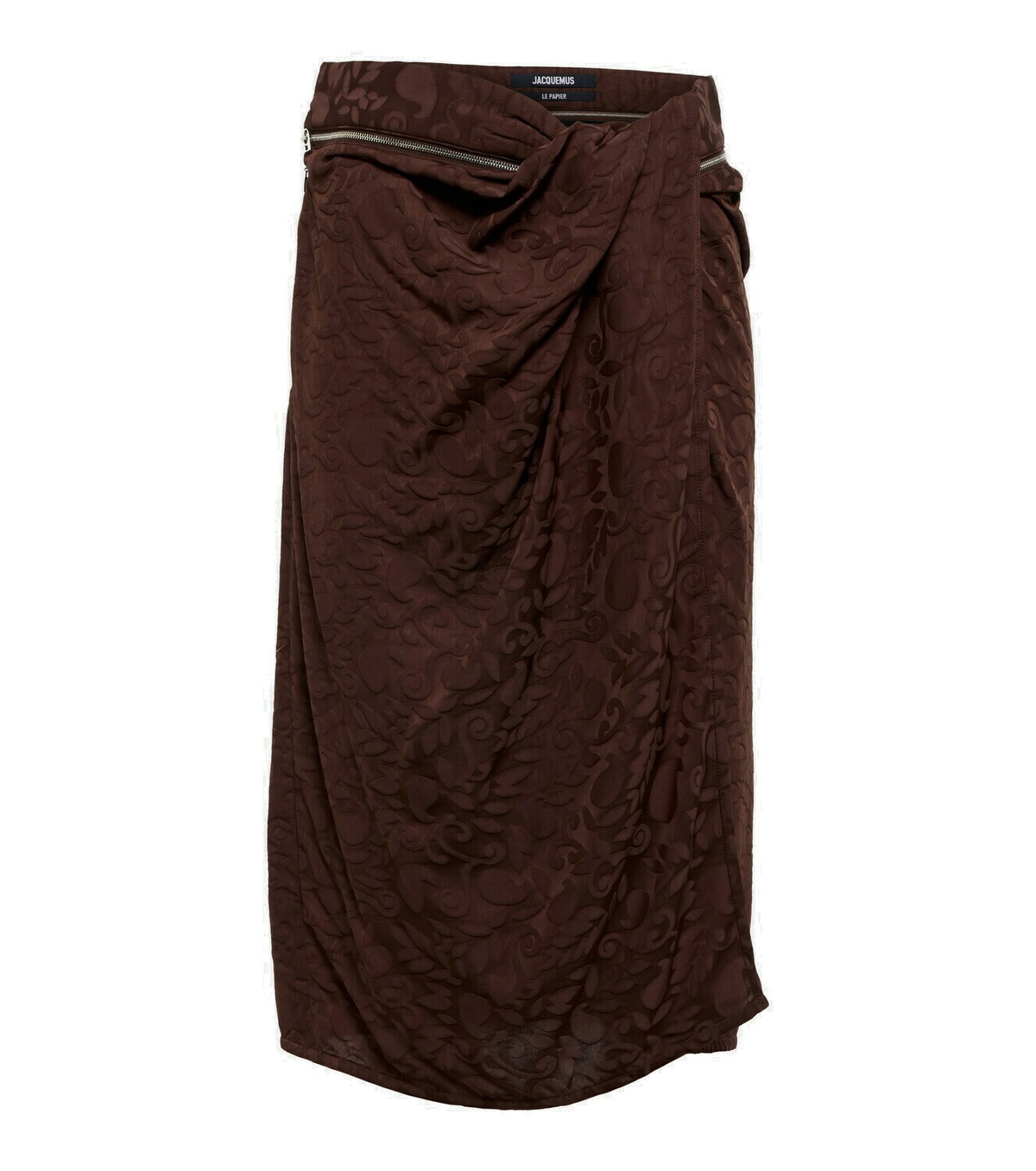 Jacquemus - La Jupe Bodri printed wrap skirt Jacquemus