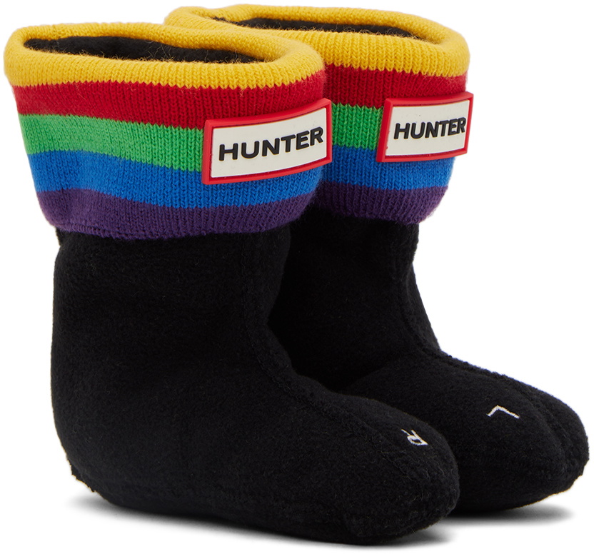 Hunter Kids Black & Multicolor Boot Socks Hunter