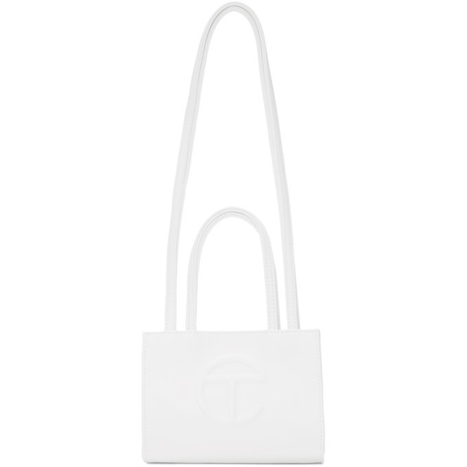 Telfar White Small Shopping Tote Telfar