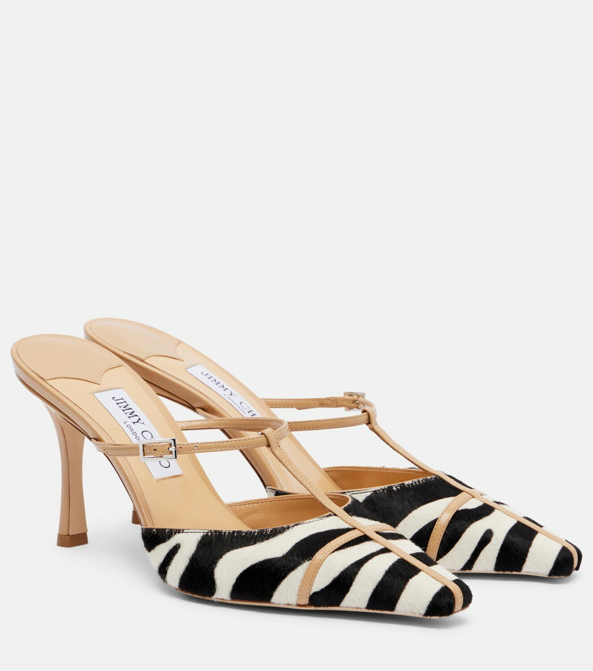 Jimmy Choo x Conner Ives Gloria 85 calf hair mules Jimmy Choo