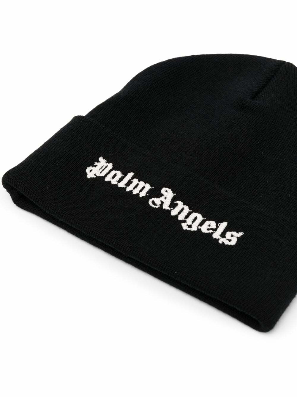 Palm Angels Logo Wool Beanie Palm Angels