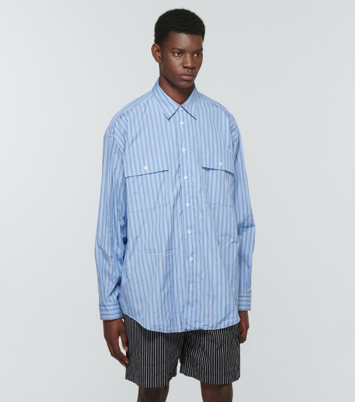 Balenciaga - Striped reversible shirt Balenciaga