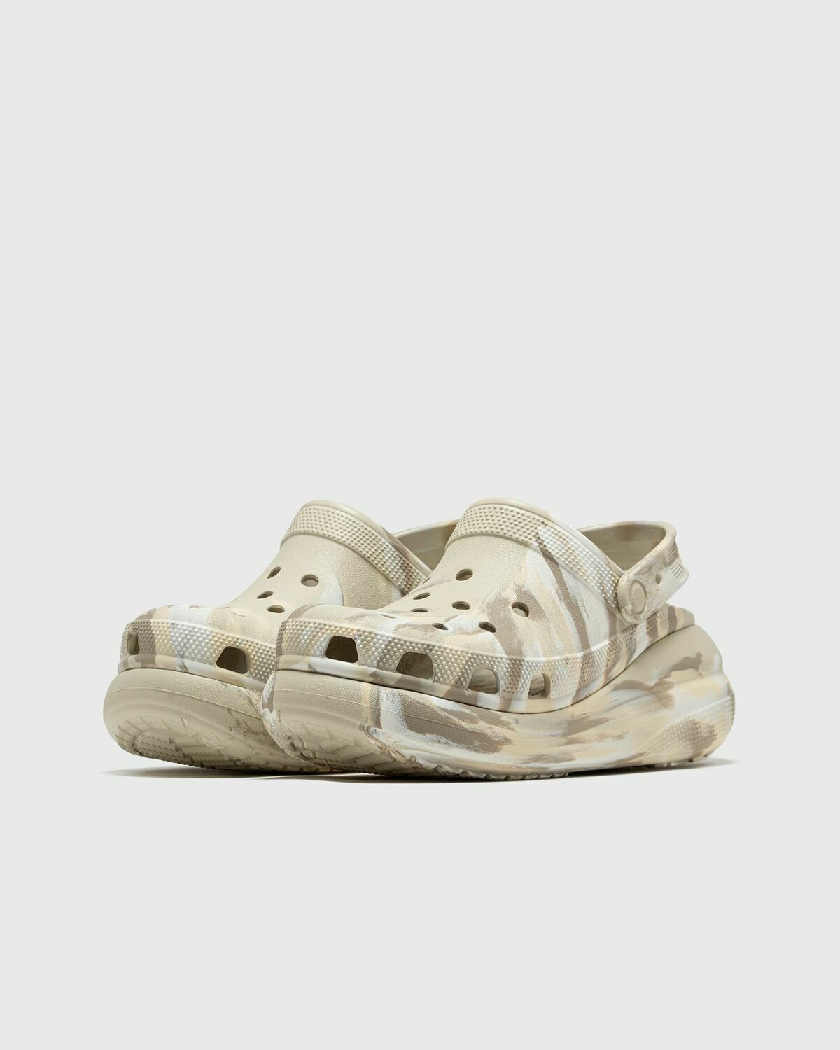 Crocs Classic Crush Marbled Clog Beige Sandals & Slides Crocs