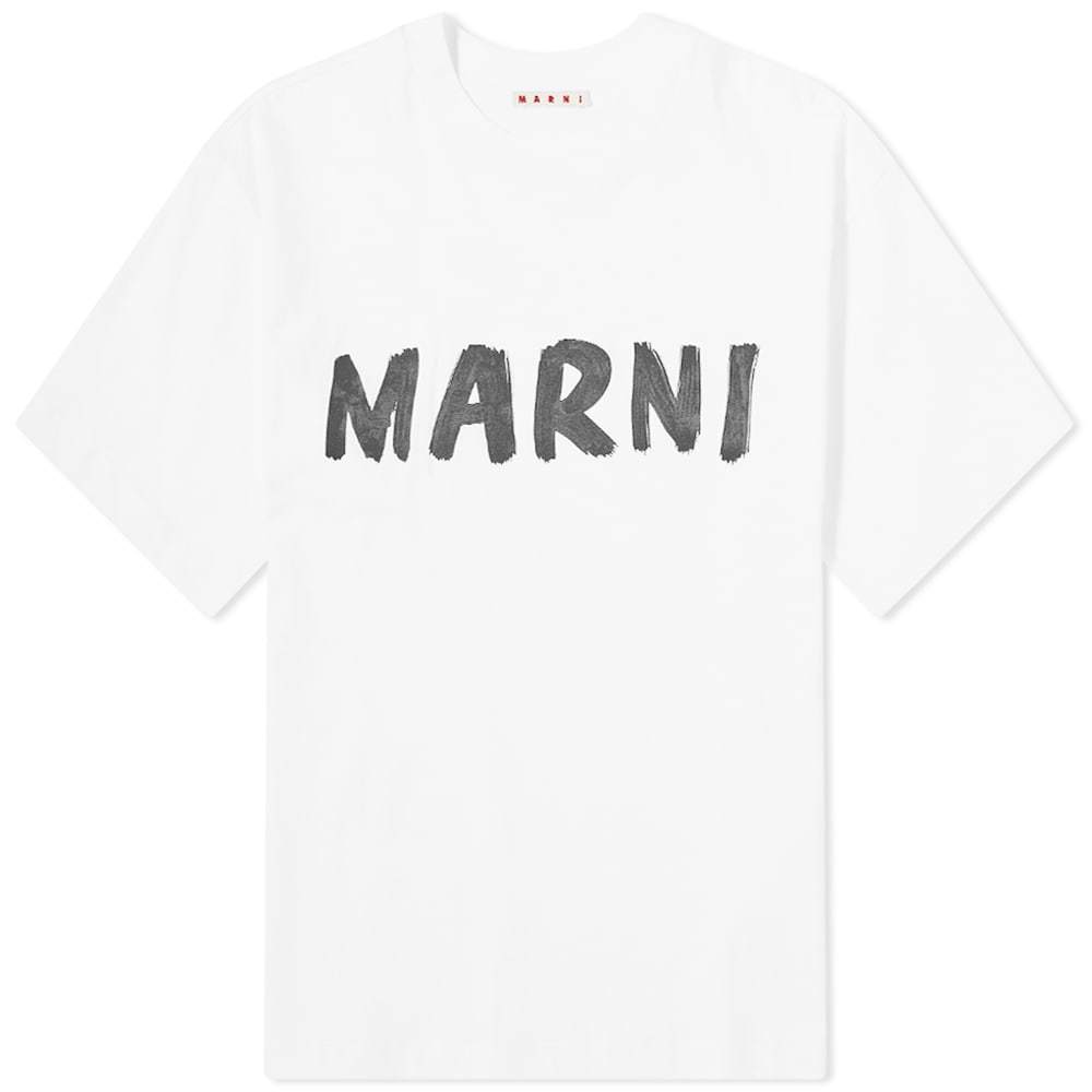 Marni Boxy Fit Logo Tee Marni