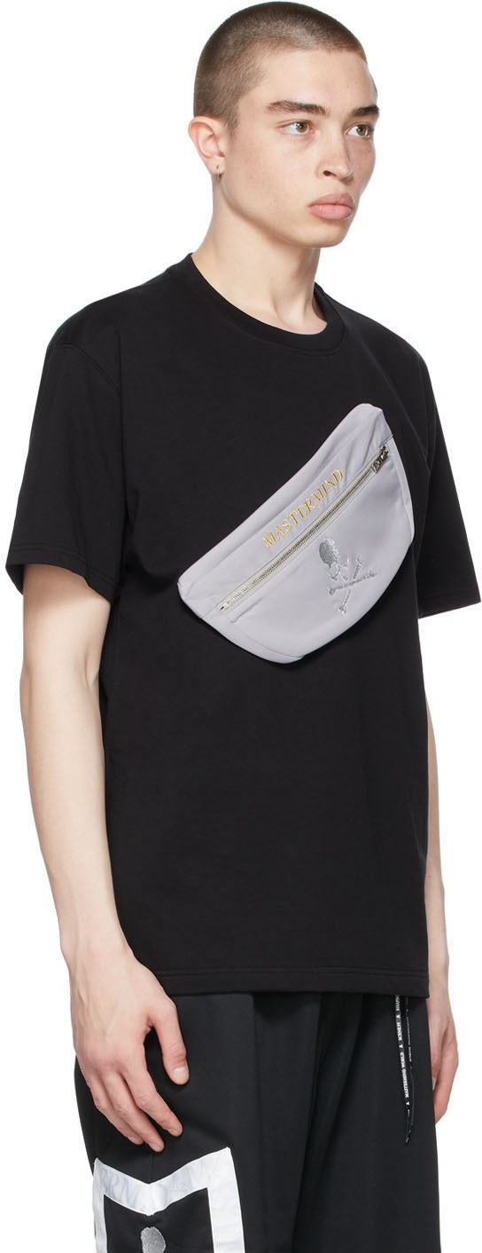 mastermind WORLD Black Bag Pocket T-Shirt MASTERMIND WORLD