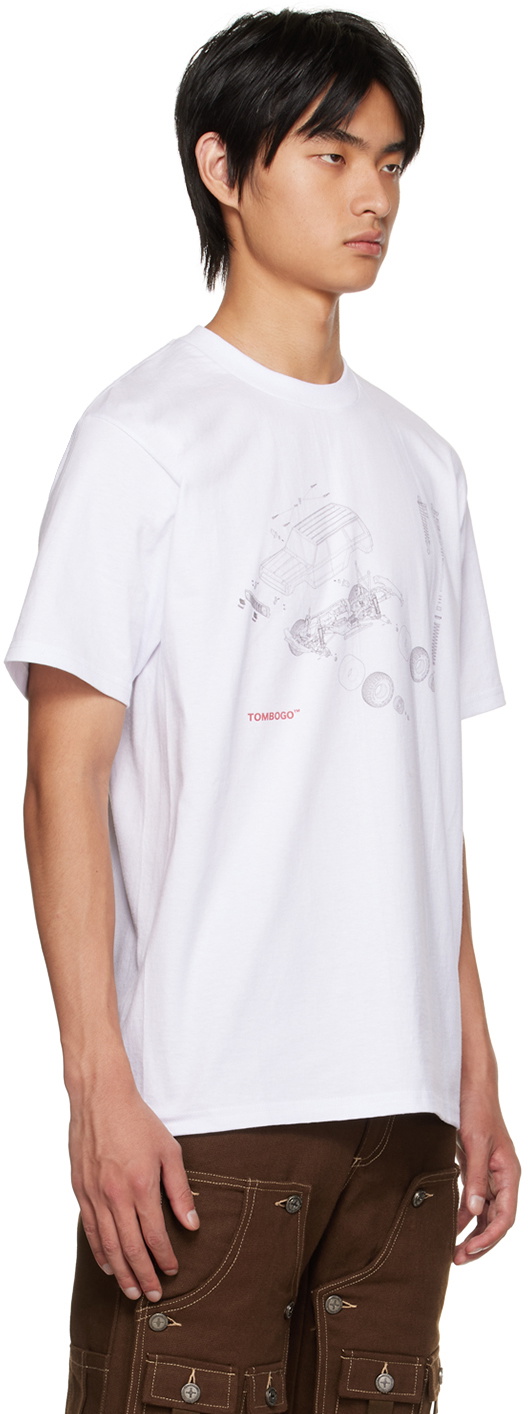 Tombogo White Exploded T-Shirt