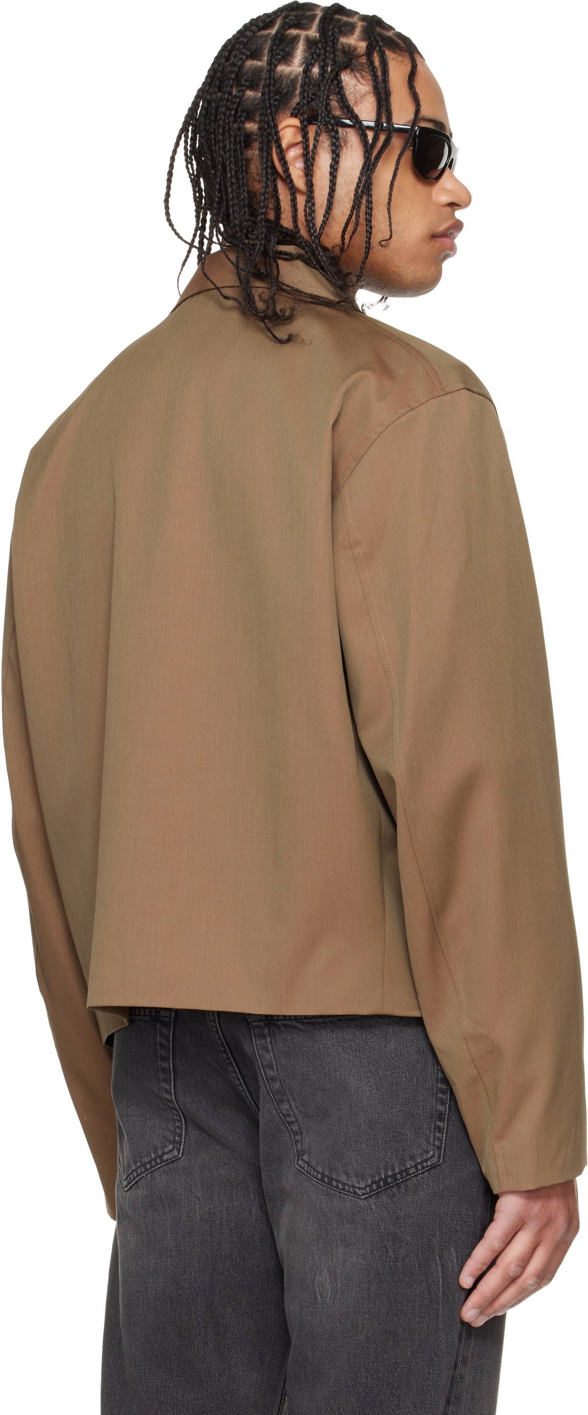 OUR LEGACY Brown Mini Jacket Our Legacy