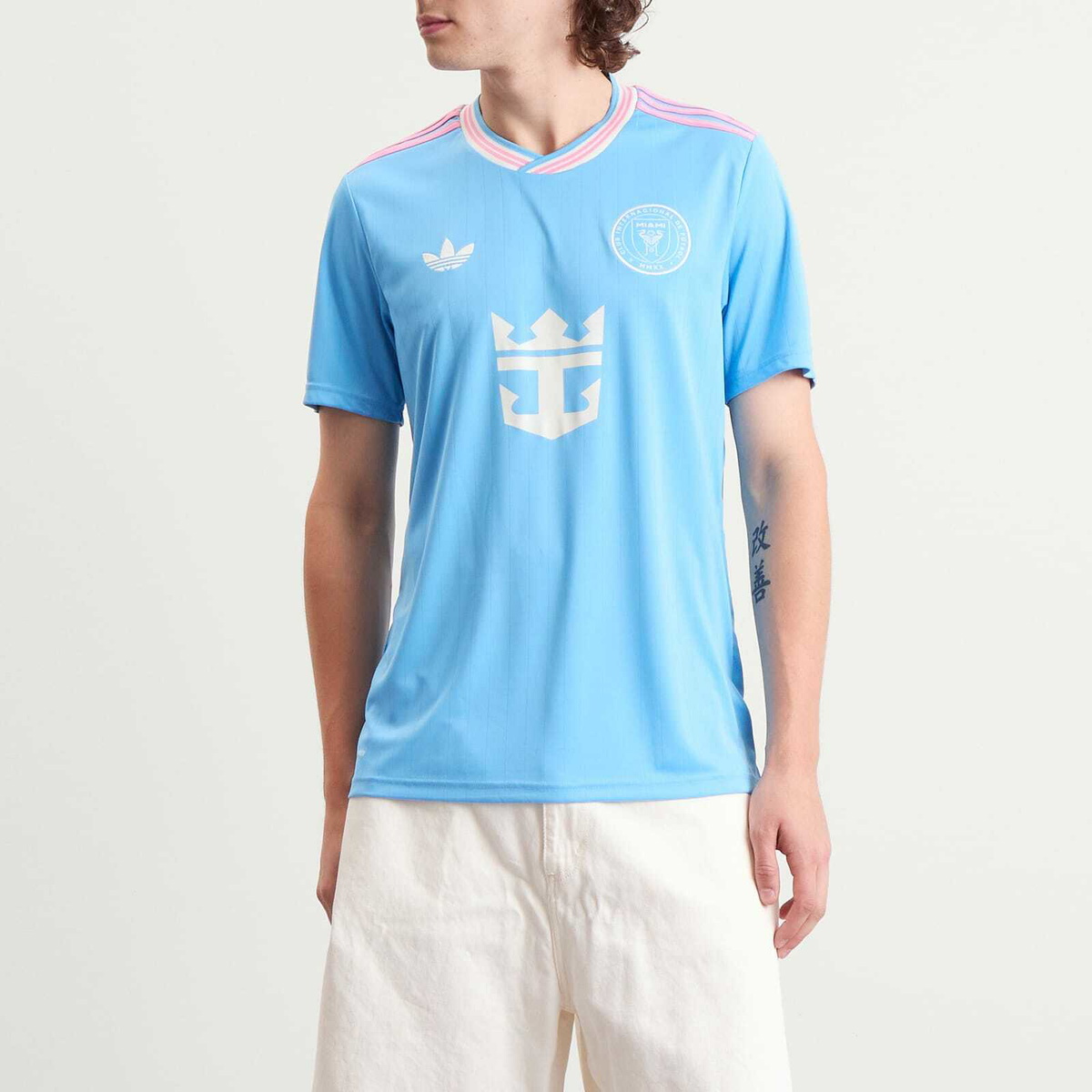 Adidas Men's Inter Miami CF 2025 3rd Jersey Top in Semi Blue Burst adidas
