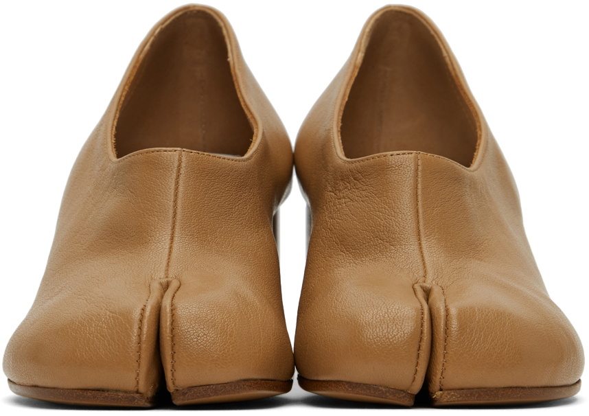 Maison Margiela Beige Vintage Soft Tabi Heels Maison Margiela