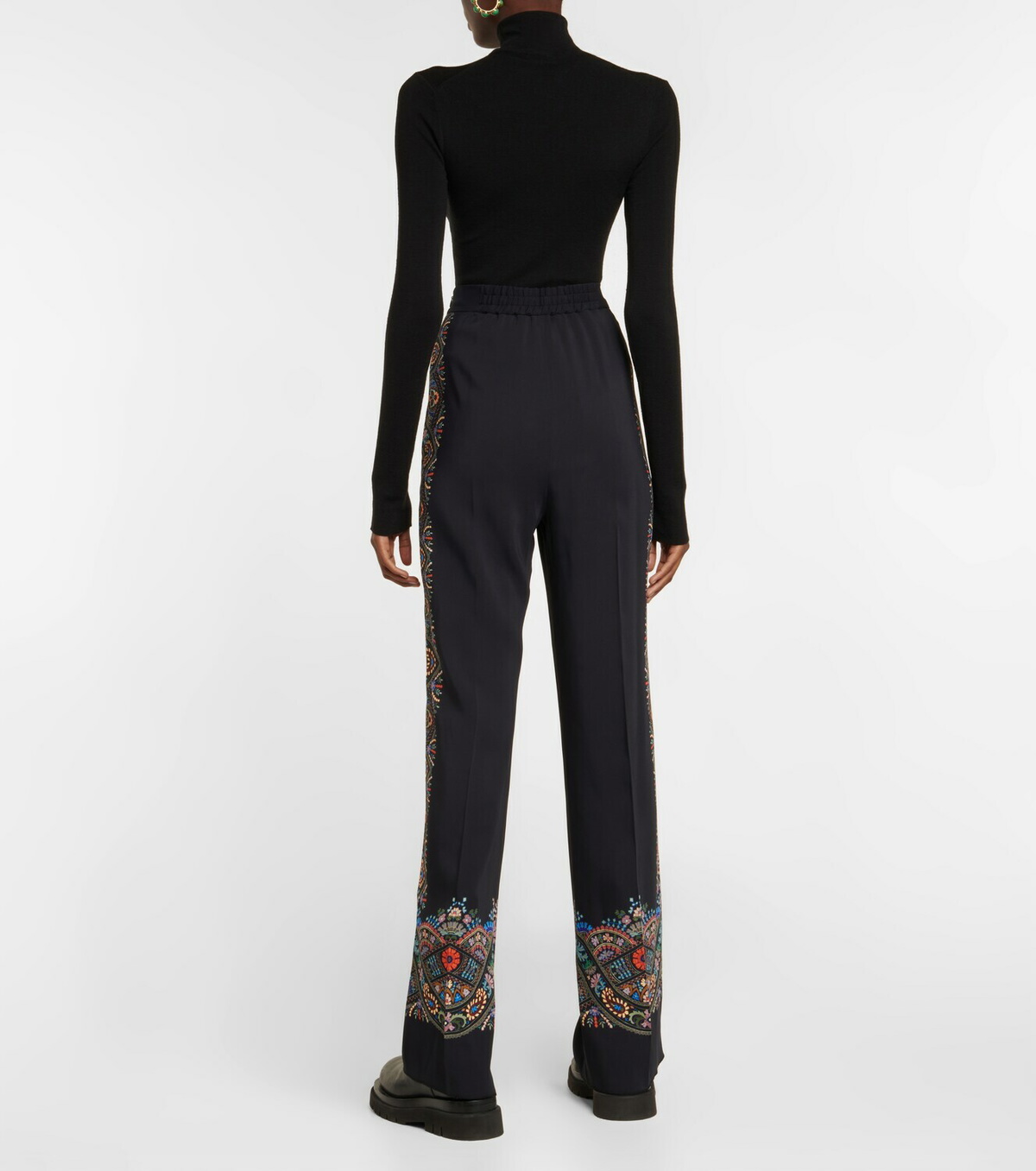 Etro - High-rise printed pants Etro