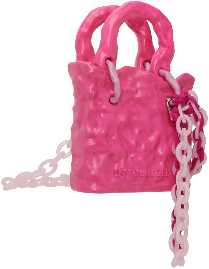 Ottolinger Pink Signature Ceramic Chain Bag Ottolinger