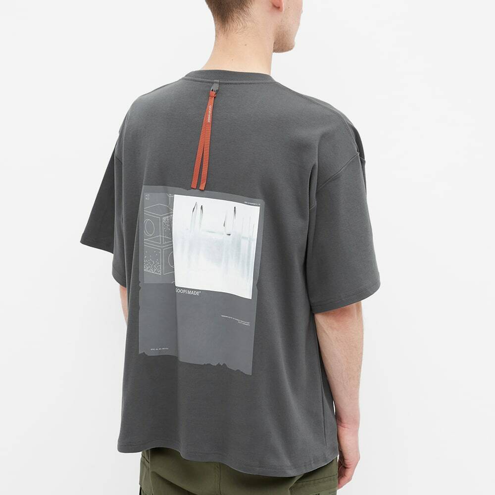 GOOPiMADE Men's Nes-01 “Tomáš” Graphic T-Shirt in Fog GOOPiMADE