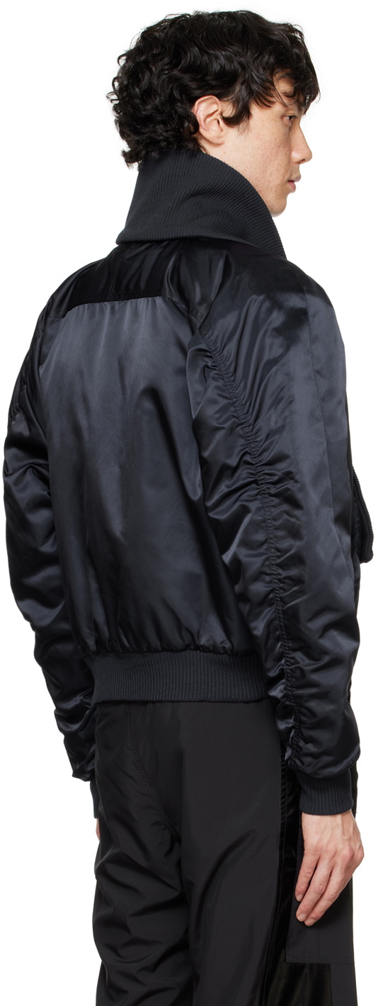 Ottolinger Navy Scarf Bomber Jacket Ottolinger