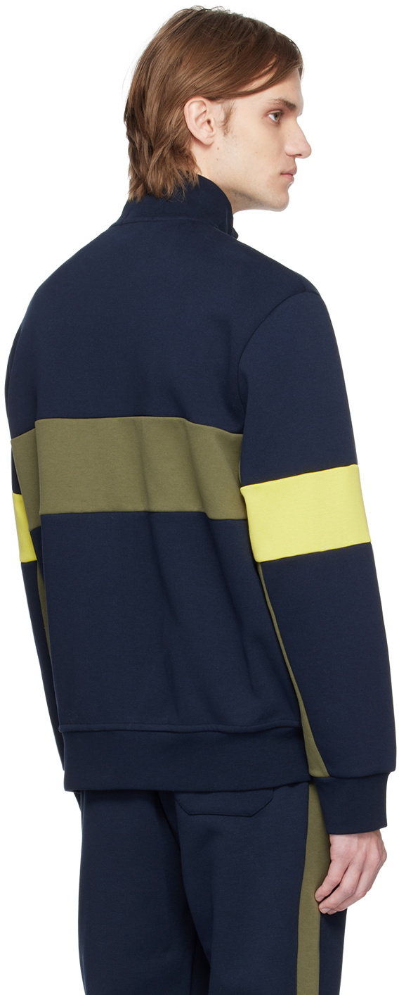 Polo Ralph Lauren Navy & Yellow Color Block Jacket Polo Ralph Lauren
