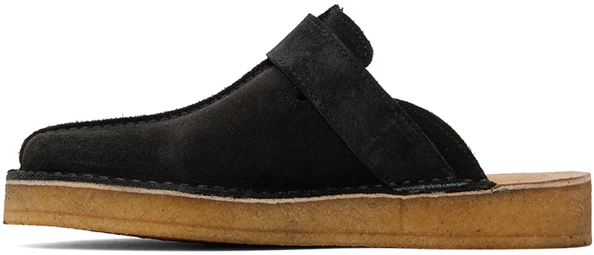 Clarks Originals Black Trek Mules Clarks Originals