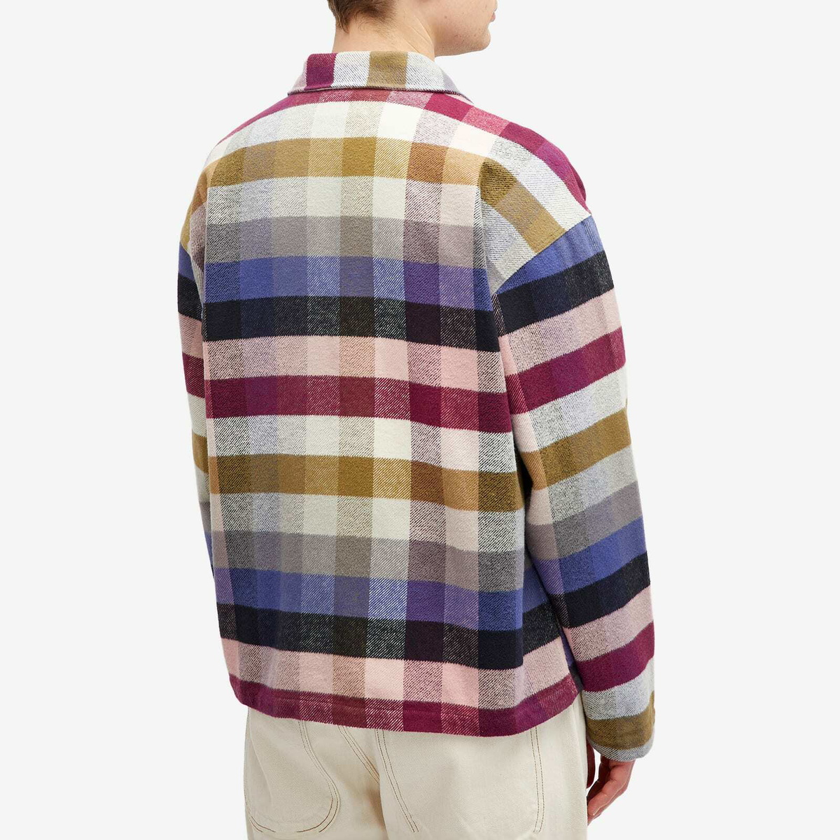 YMC Men's PJ Check Overshirt in Multi YMC