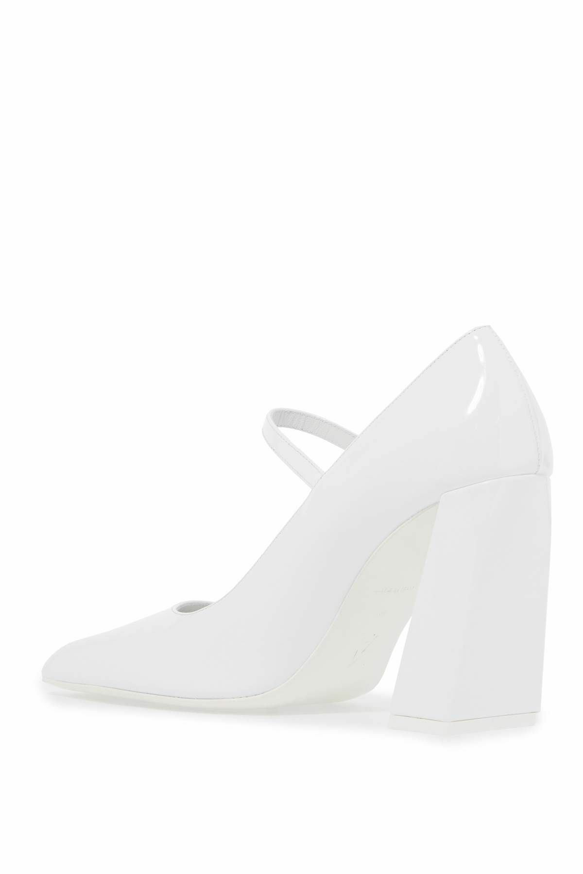 AMINA MUADDI mary jane charlotte - classic White Amina Muaddi