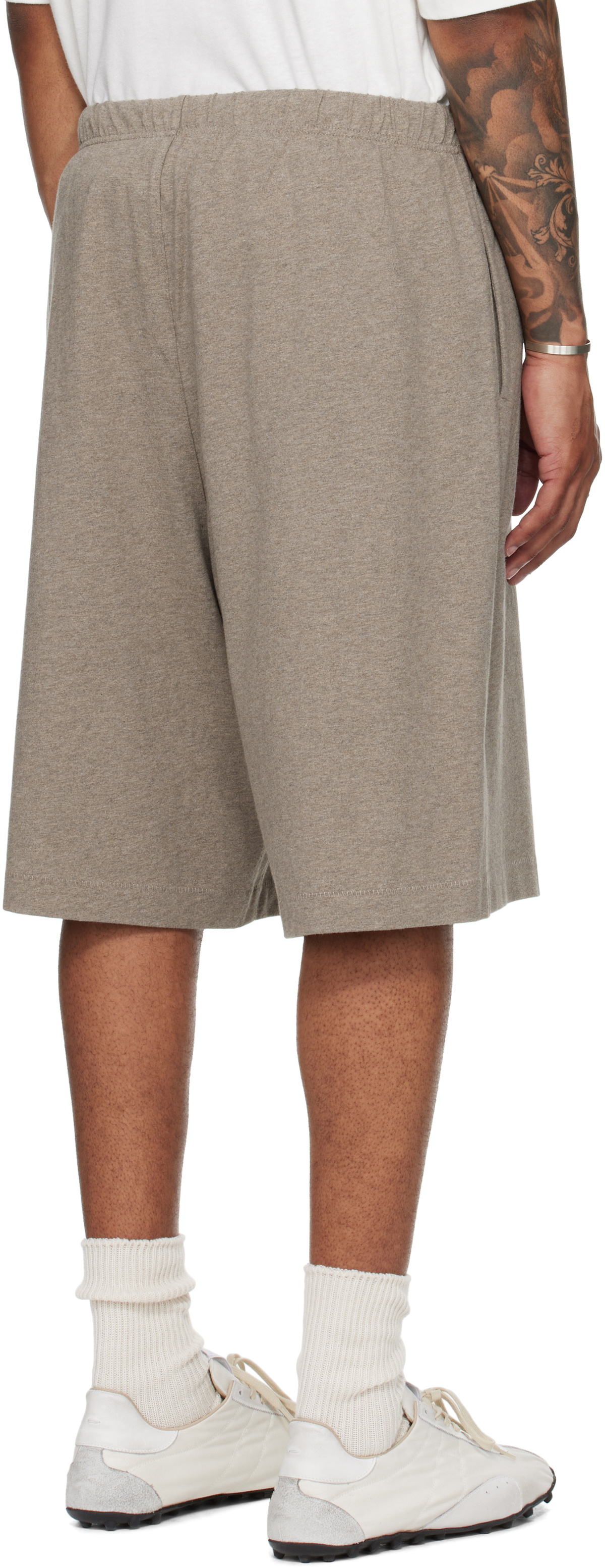 Fear of God ESSENTIALS Brown Basketball Jersey Shorts Fear Of God ...