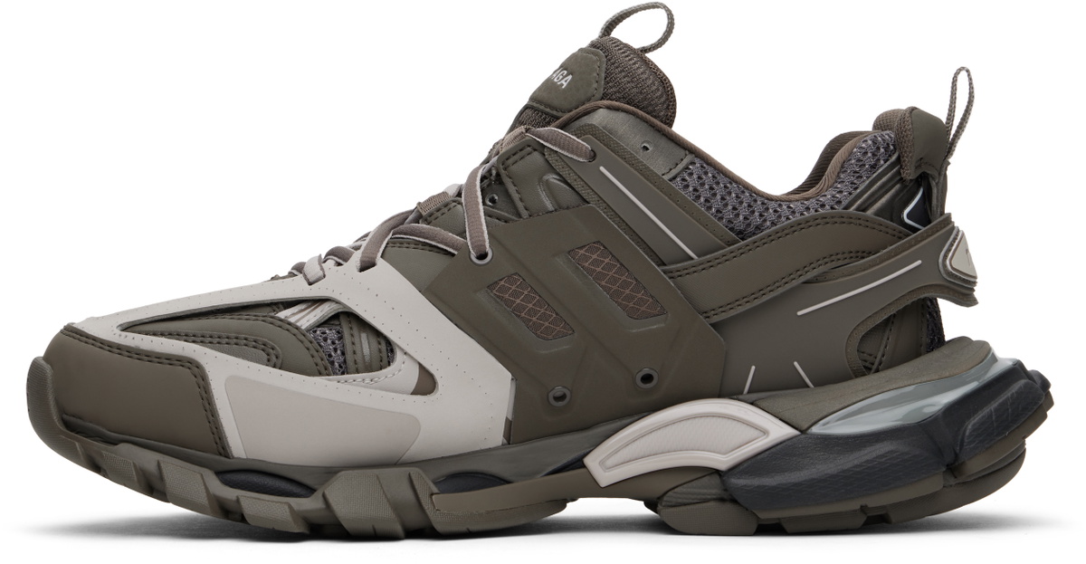 Balenciaga Brown & Gray Track Sneakers Balenciaga