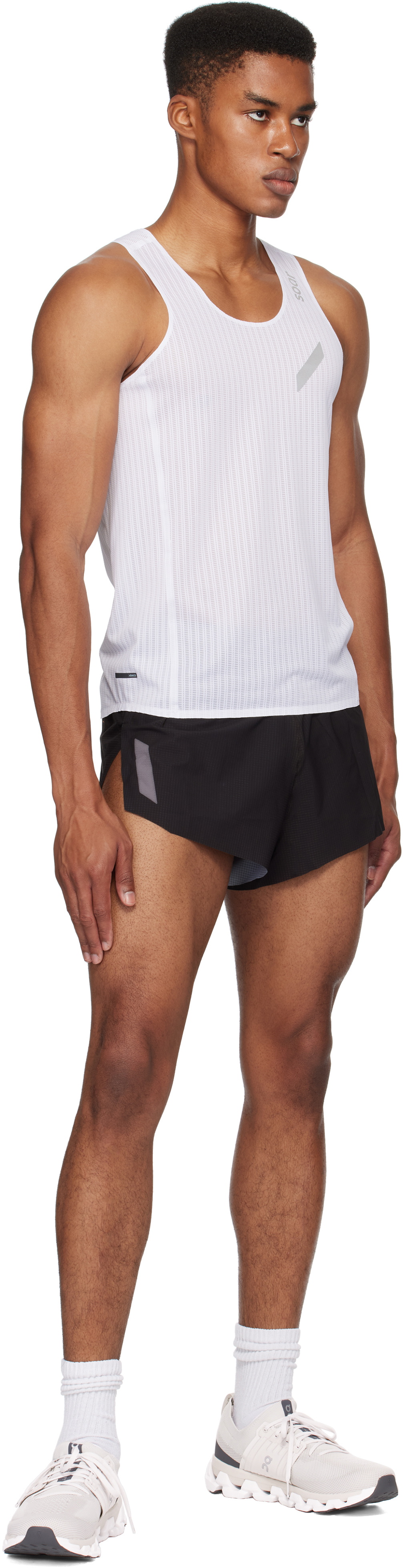 Soar Running White Race Tank Top Soar Running