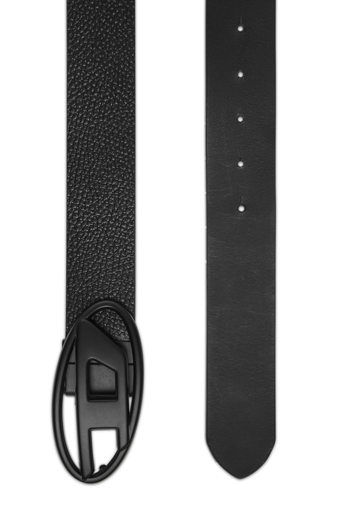 Diesel Reversible leather belt - Belts Mens in Black Diesel