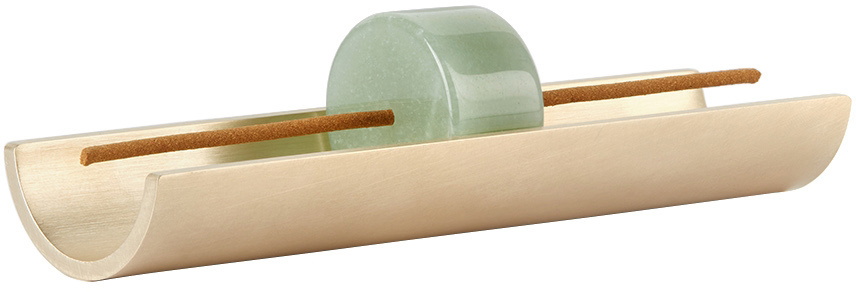 Cinnamon Projects Circa Mineral Aventurine Incense Burner